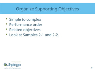 Module 2 Objectives_revised in health care | PPT