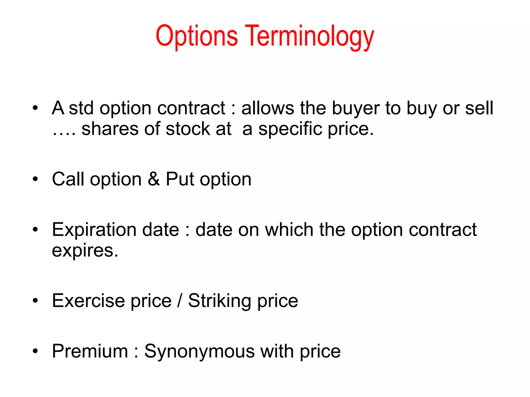 Module 2 options | PPTX