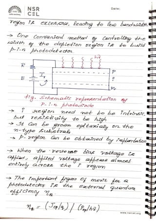 Module2 Electronic Devices: optoelectronic Devices Notes by Manjula K ...