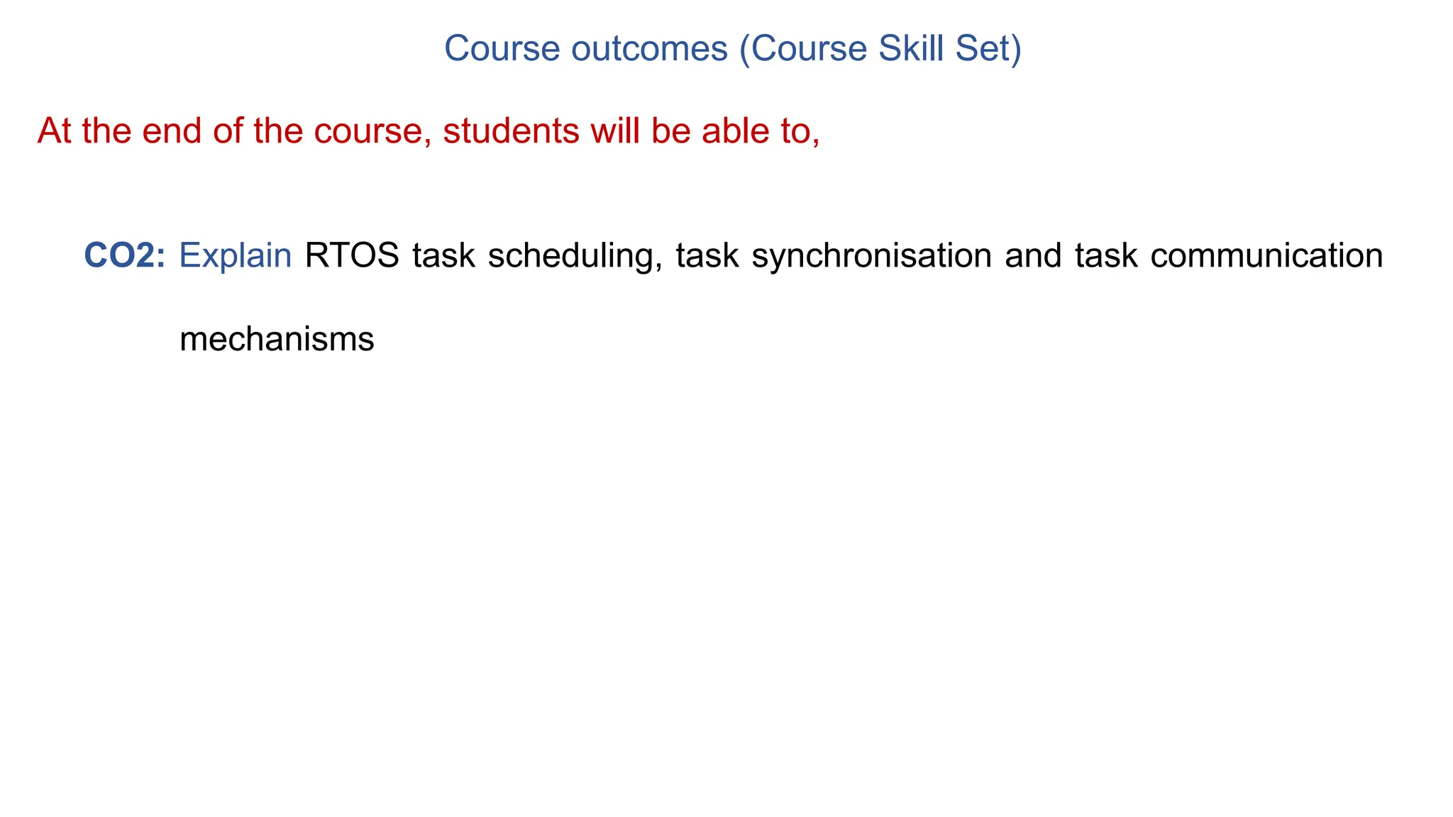 OVERVIEW OF RTOS | PPTX