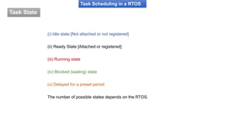 OVERVIEW OF RTOS | PPTX