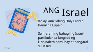 MODULE 2 PARABULA NG ISRAEL FILIPINO 10 MODULE 2 | PPTX