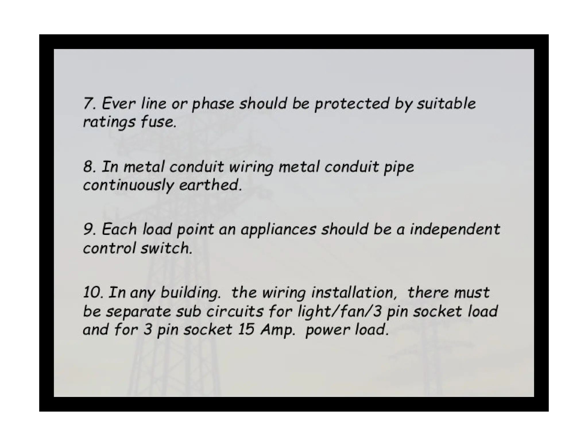 Introduction, Distribution of energy in a Building, PVC Casing and ...