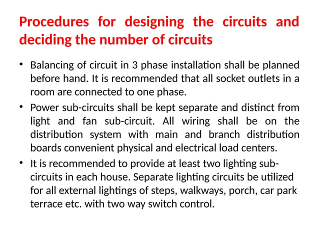 Introduction, Distribution of energy in a Building, PVC Casing and ...