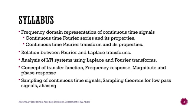 Signals and systems Module 2 part 1.pptx