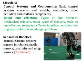 module 2 part 2robotics and control applications | PPTX