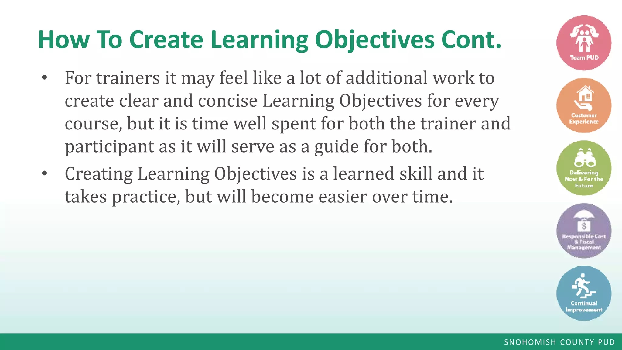 Module 2 Part A - Learning Objectives | PPTX