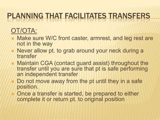 Module 2 patient transfers | PPTX