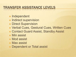 Module 2 patient transfers | PPTX