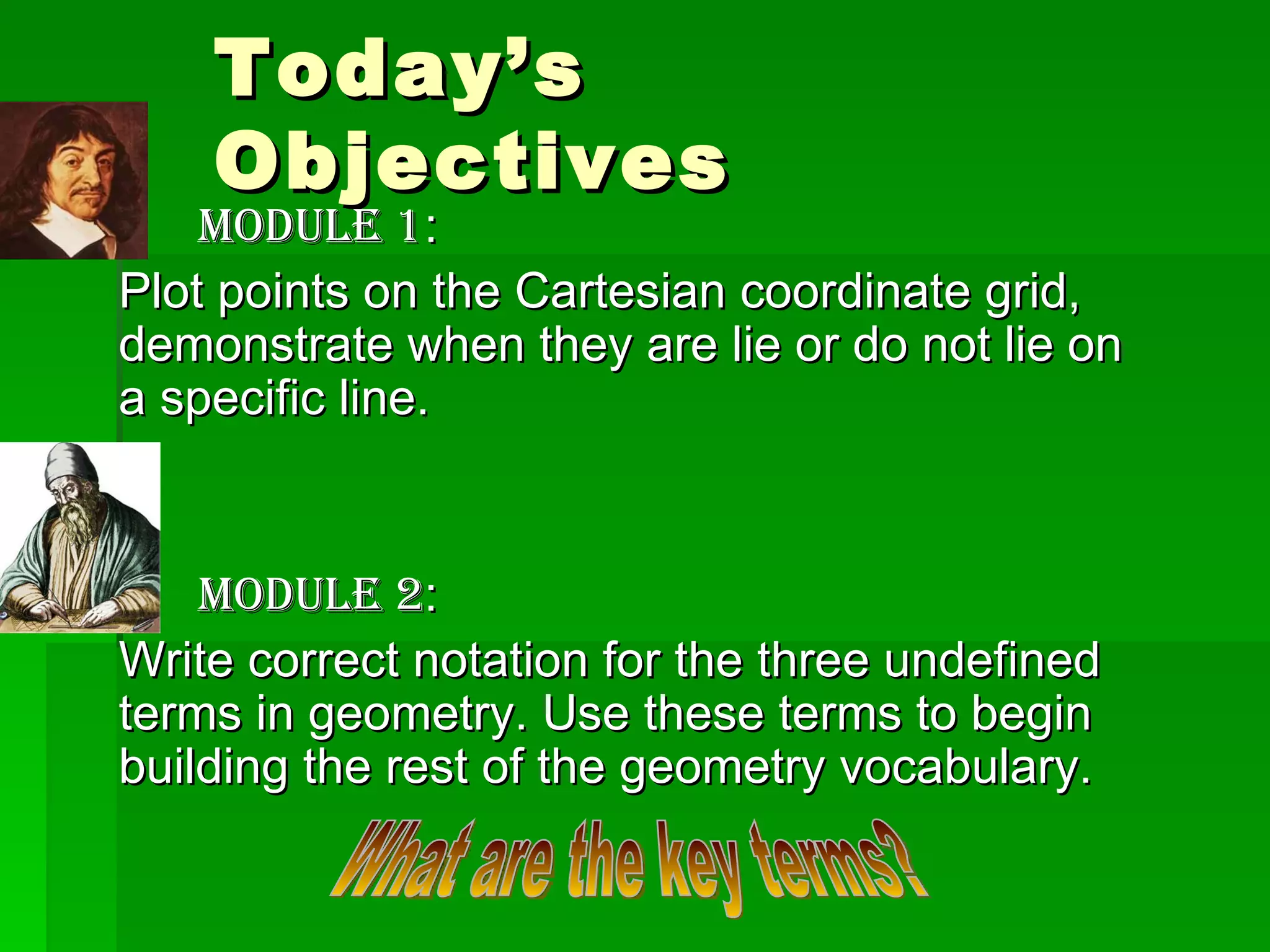 Module 2 points lines planes | PPT