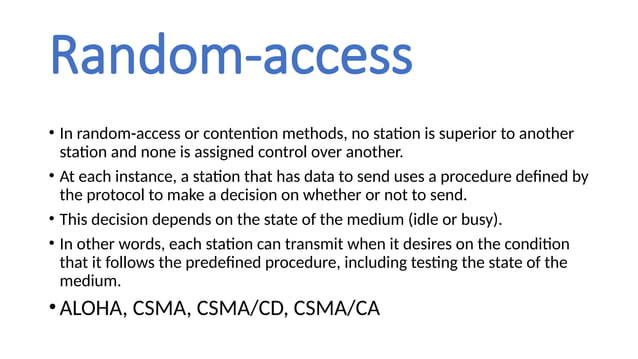 Computer Networks Module 2 Data Link Layer Ppt