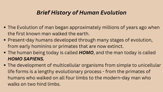 Module 2 Biology and Human Evolutionn pptn | PDF