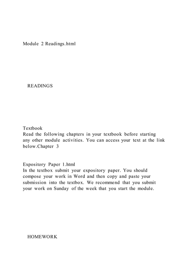 Module 2 readings.html readings te | PDF