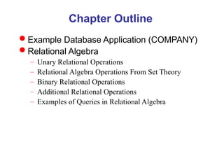 Relational-algebra in Data base management ppts | PPT