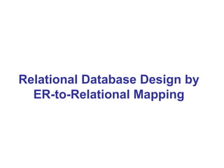 Relational-DB-design in database management system | PPT