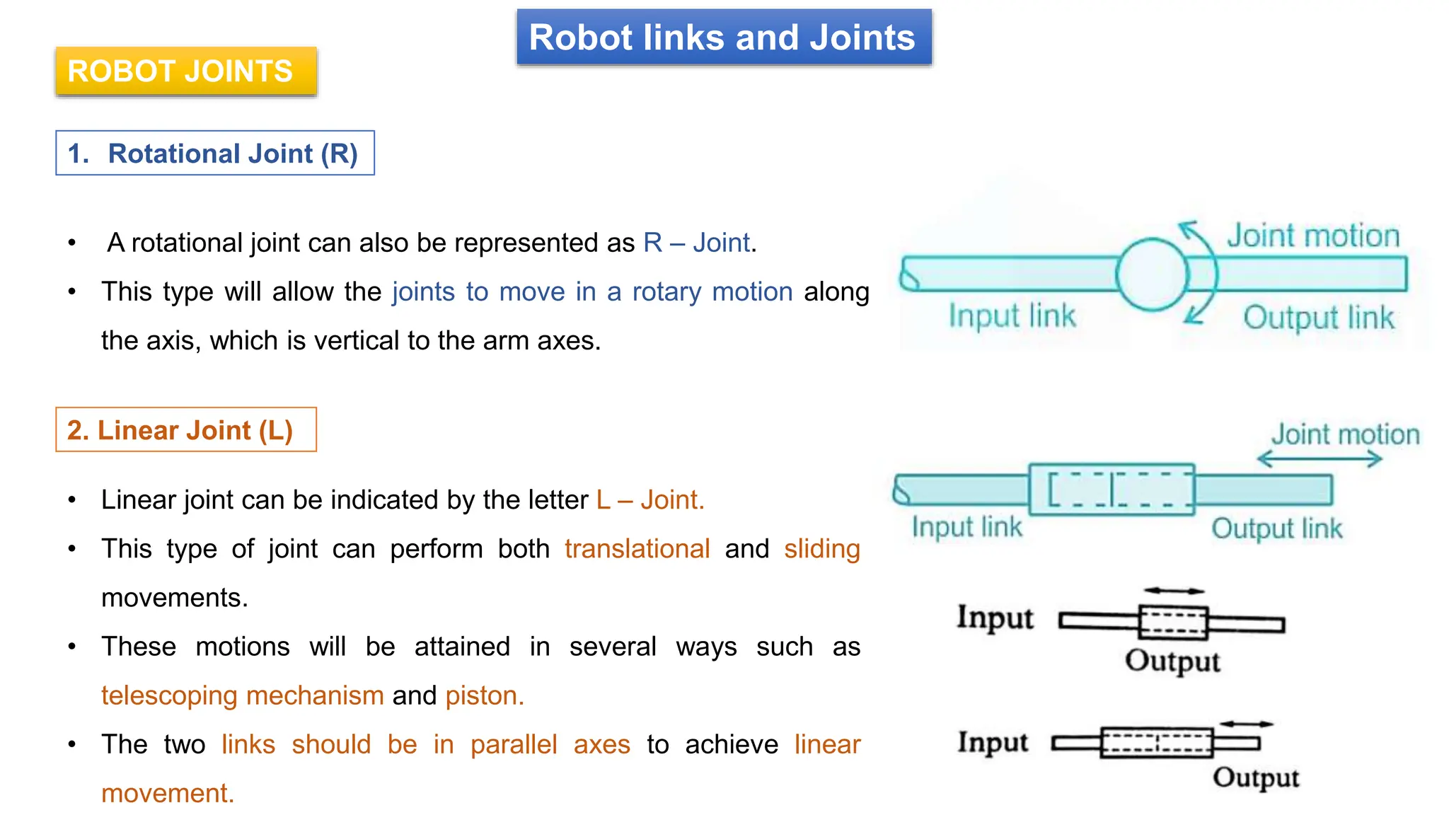 Robot Anatomy And Motion Analysis.pptx | Robotics | Technology & Computing