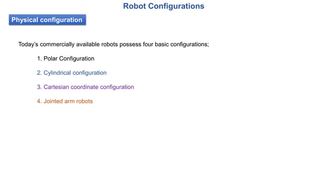 Robot Anatomy And Motion Analysis.pptx | Robotics | Technology & Computing