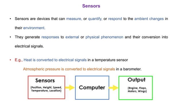 Sensing & Actuation.pptx | Internet of Things | Internet