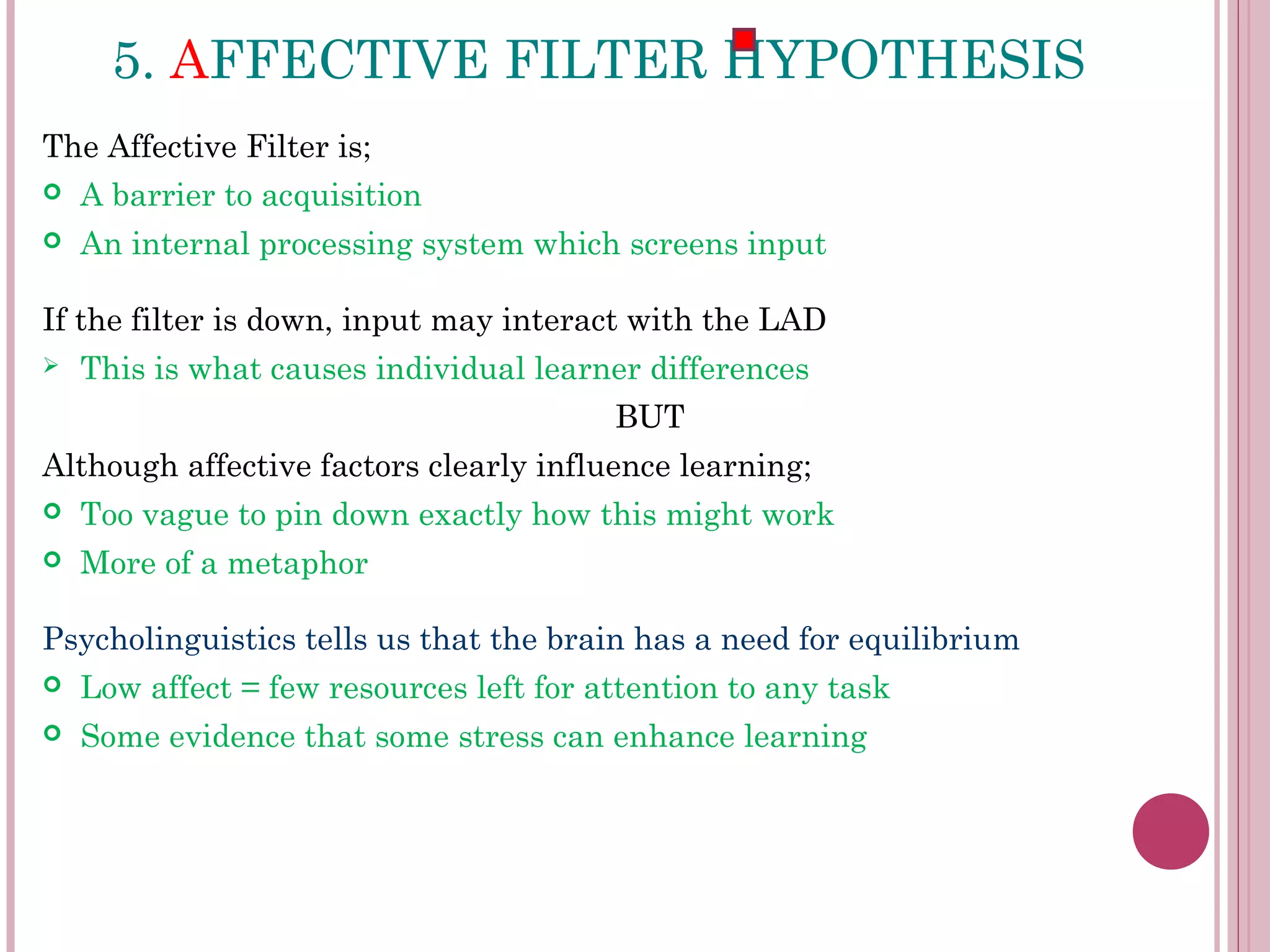 CTS-Academic: Module 2 session 2 theories of language learning | PPT