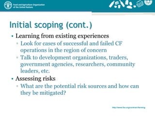 Module 2: How to set up a contract farming scheme | PPTX | Agriculture ...