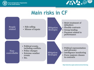 Module 2: How to set up a contract farming scheme | PPT