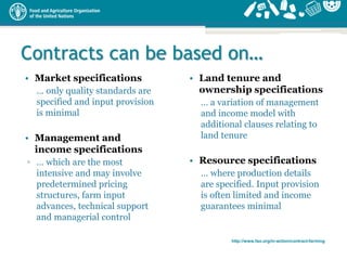 Module 2: How to set up a contract farming scheme | PPT