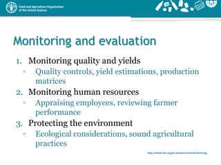 Module 2: How to set up a contract farming scheme | PPT