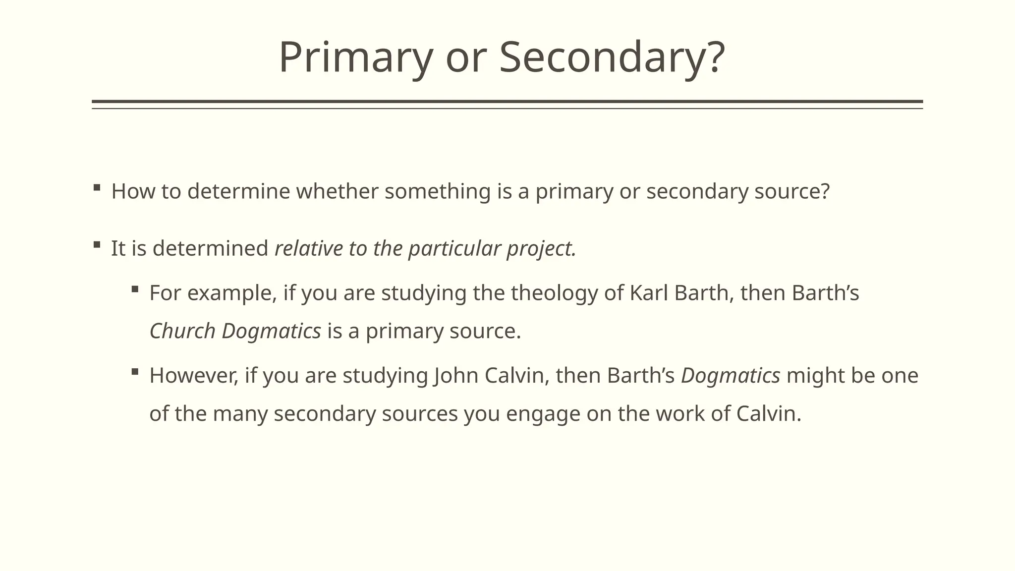 [Module 2] Types of Sources Presentation | PPT