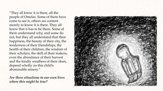 [Module 2] The Ones Who Walk Away from Omelas.pptx