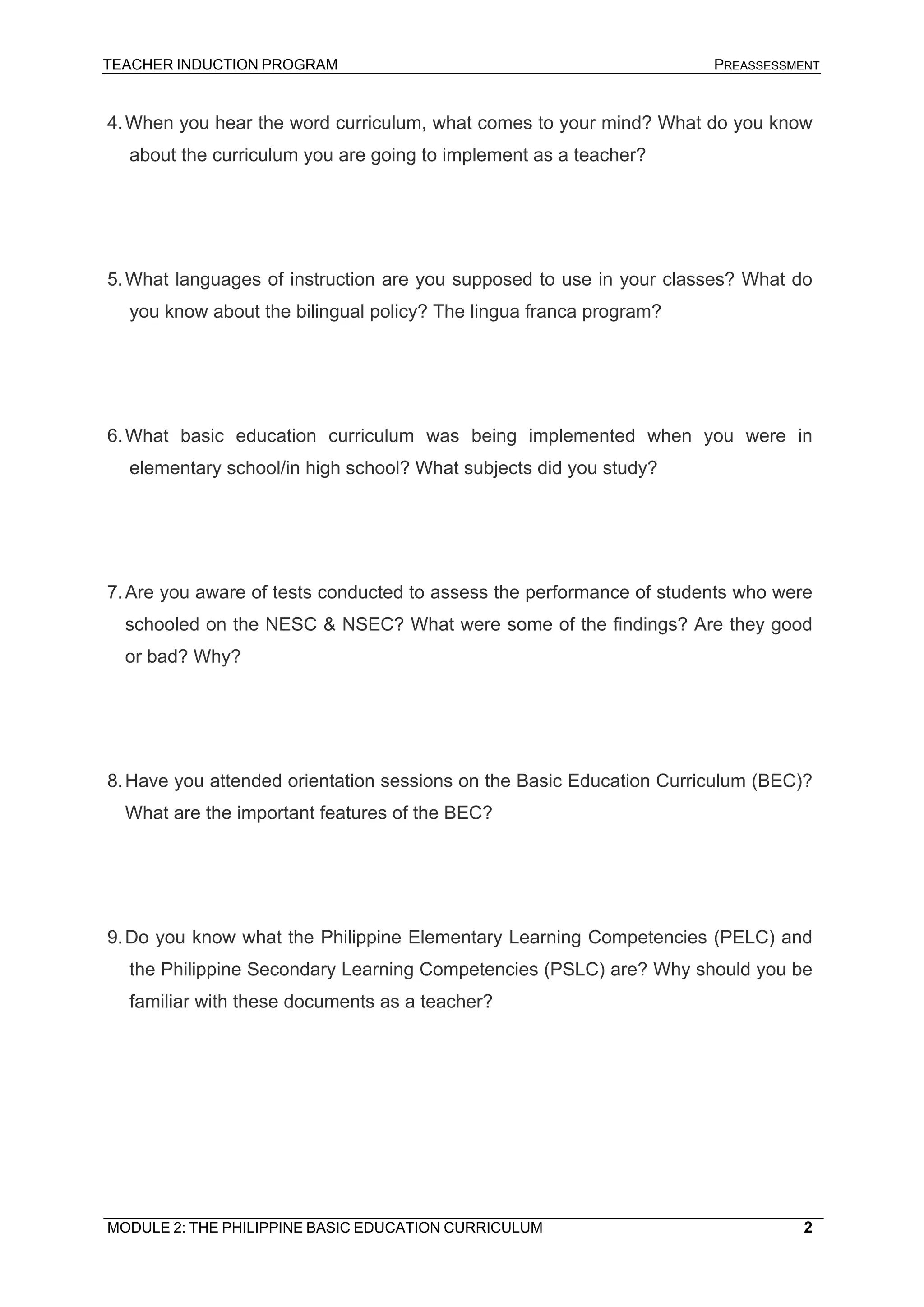 Module 2 the philippine bec | PDF