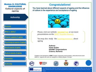 Module2. Topic2. Cultural aspects of ageing_en | PPTX
