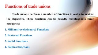 trade unions | PPTX