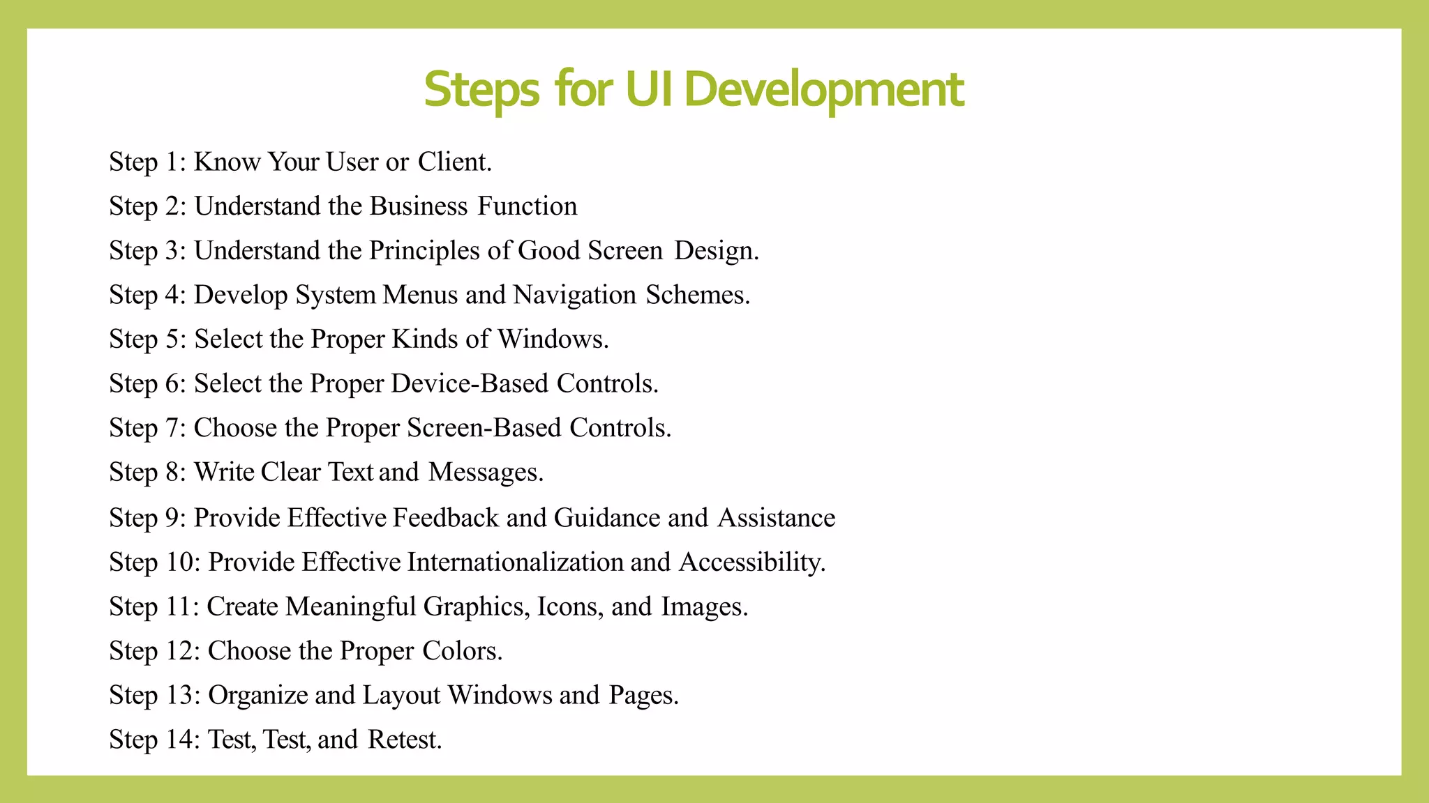 User Interface Design- Module 2 Uid Process | PPT