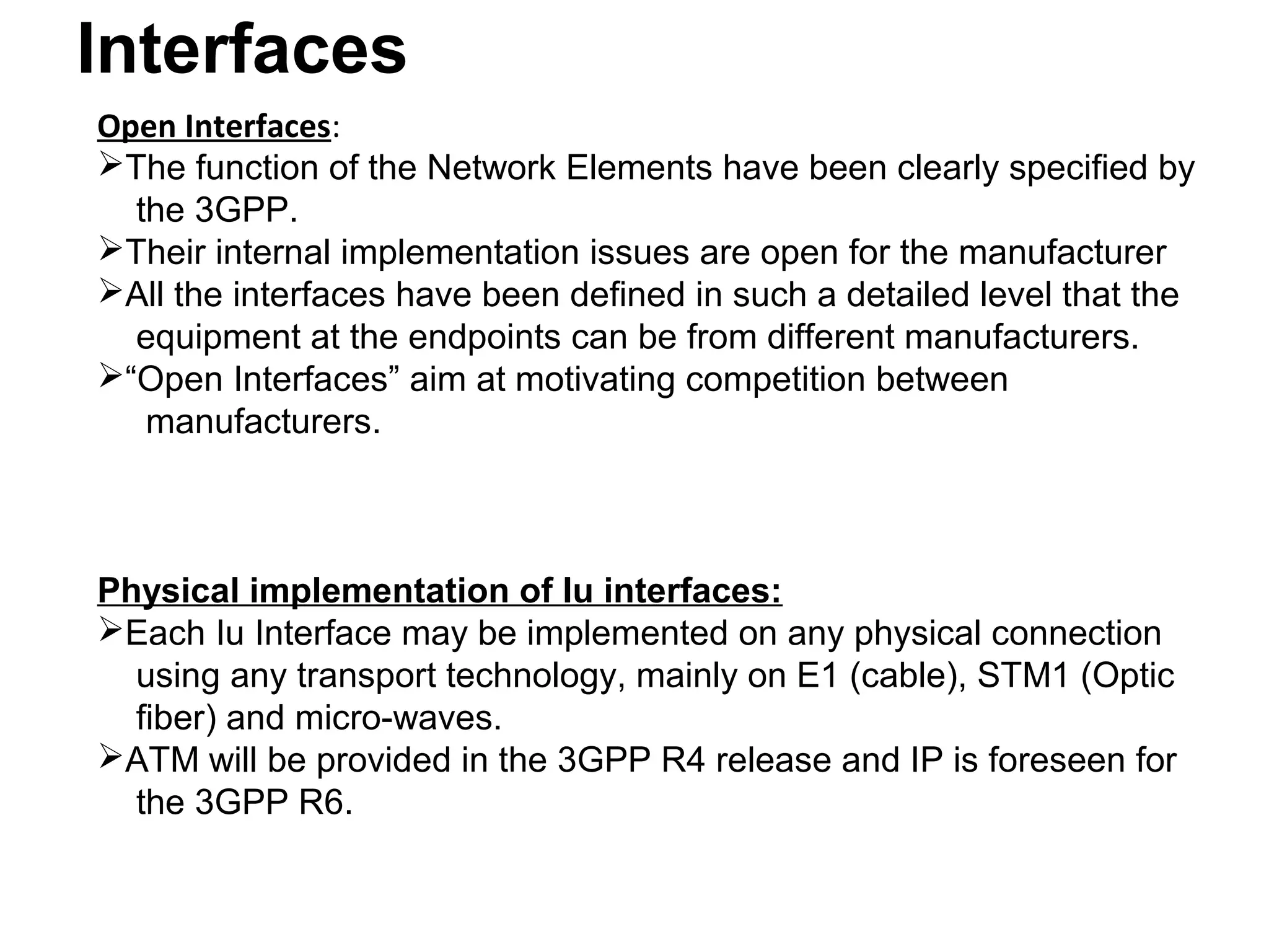UMTS system architecture, protocols & processes | PPT