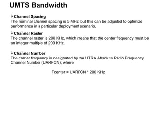 UMTS system architecture, protocols & processes | PPT