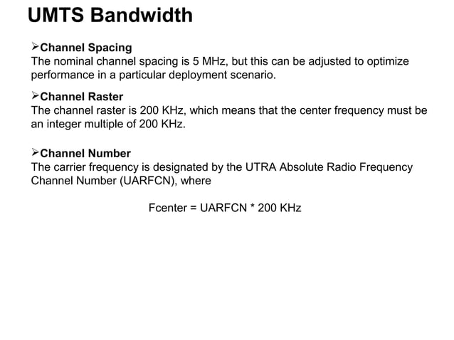 UMTS system architecture, protocols & processes | PPT | Computer Networking | Computing
