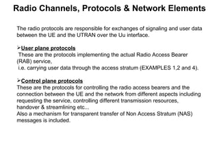 UMTS system architecture, protocols & processes | PPT