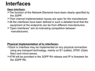 UMTS system architecture, protocols & processes | PPT