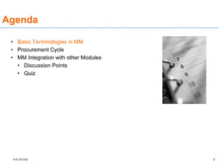 SAP MM OVERVIEW PRESENTATION GUIDE BEGINNER | PPT
