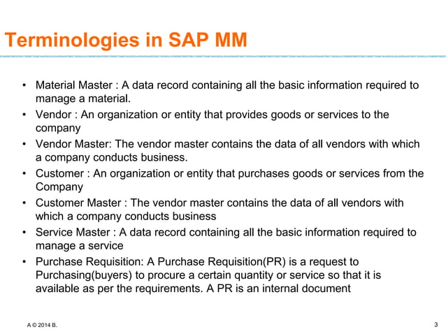 SAP MM OVERVIEW PRESENTATION GUIDE BEGINNER | PPT