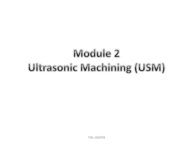 Module 2 usm | PPT
