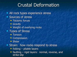 Module 2 Week 2 Crustal Processes | PPT