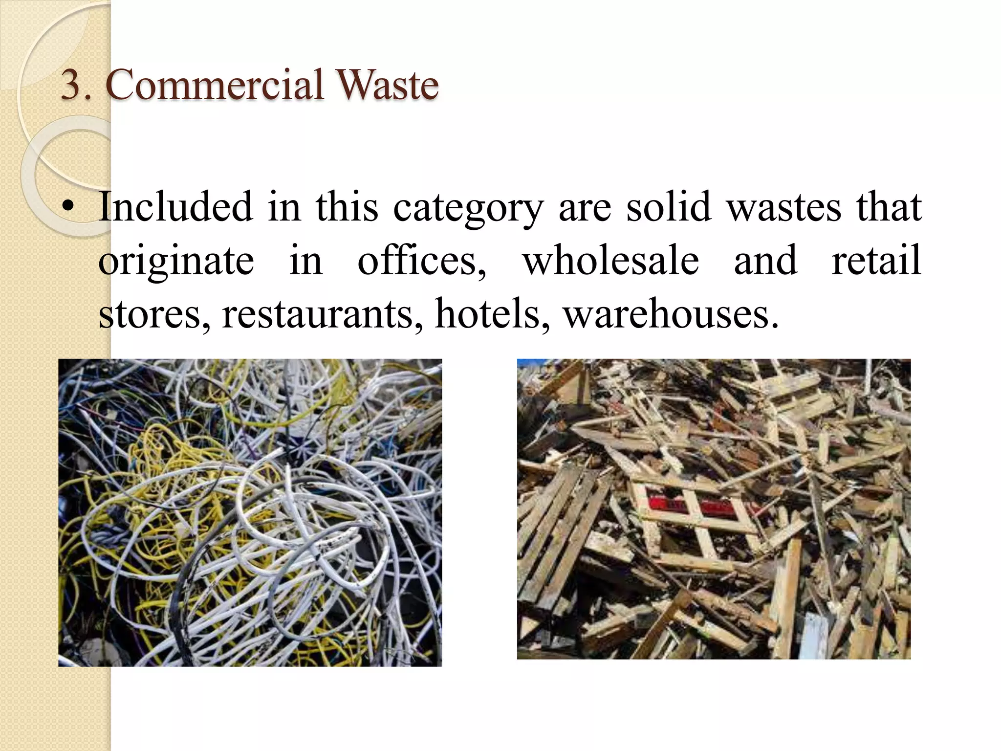 CLASSIFICATION OF SOLID WASTES | PPTX