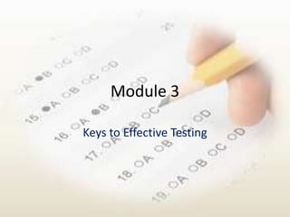 Module 3 | PPT