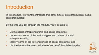 Social Entrepreneurship | PPTX