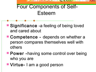 self esteem and effectiveness | PPT