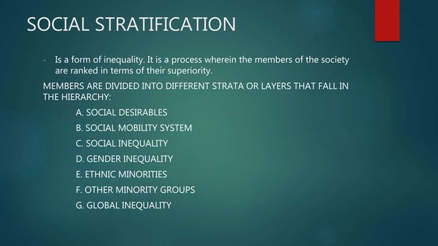 Module 3: SOCIAL AND POLITICAL STRATIFICATION | PPTX | Debated Sensitive Social Issues ...