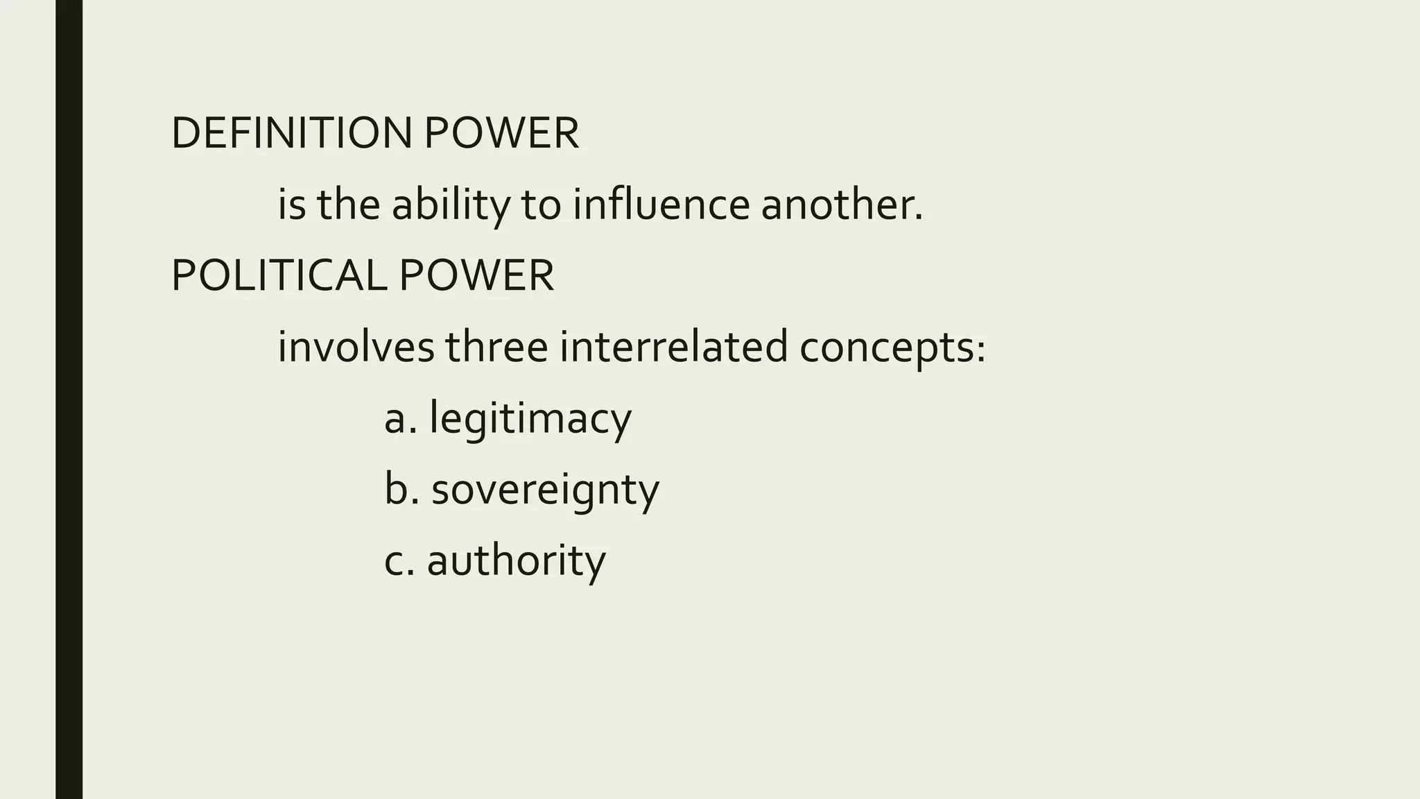 Module 3: POWER | PPTX