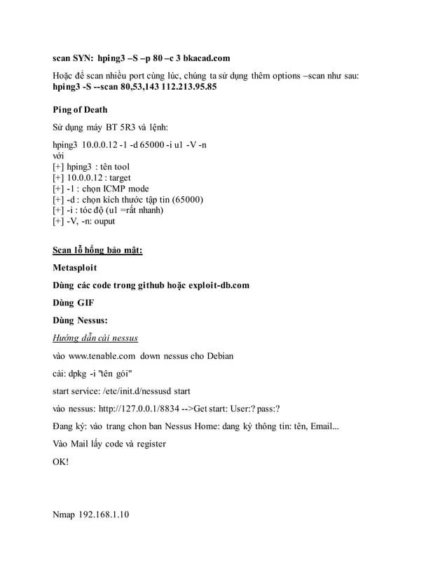 Module 3. scanning | PDF