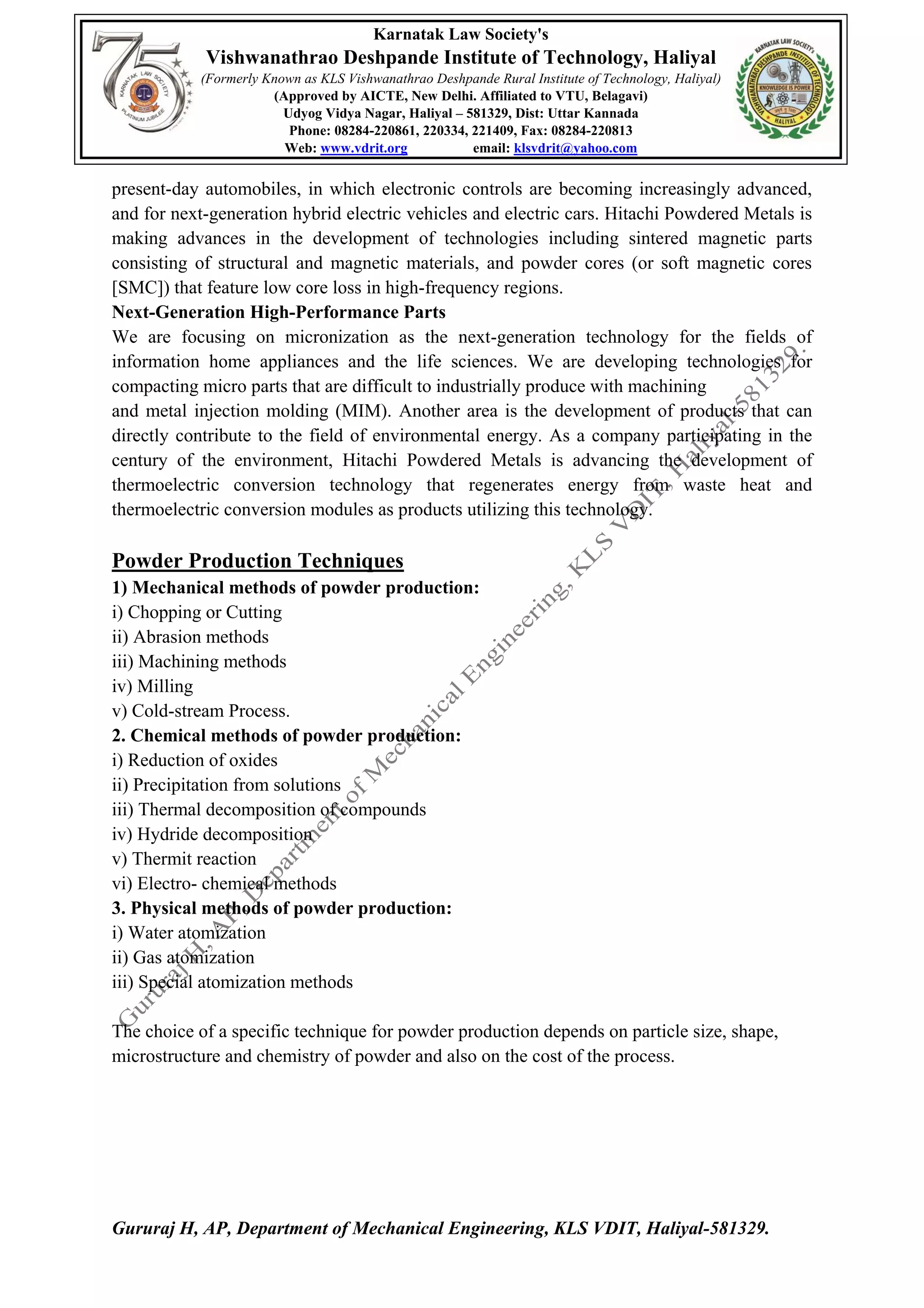 Additive Manufacturing (15ME82)-Module 3 | PDF